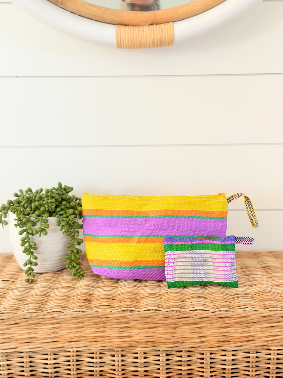 Recycled Lipstick, Coin or Card Pouch– FOUND collection